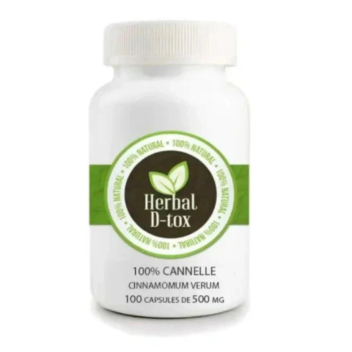 Capsules de Cannelle Pure, Complément Santé Naturel Anti-Diabète – Herbal D-tox 🍃 | Produits 100 ...